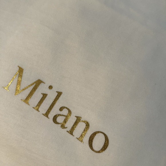 Moschino | Shirts | New Seasonmoschino White Gold Lettering Tshirt ...